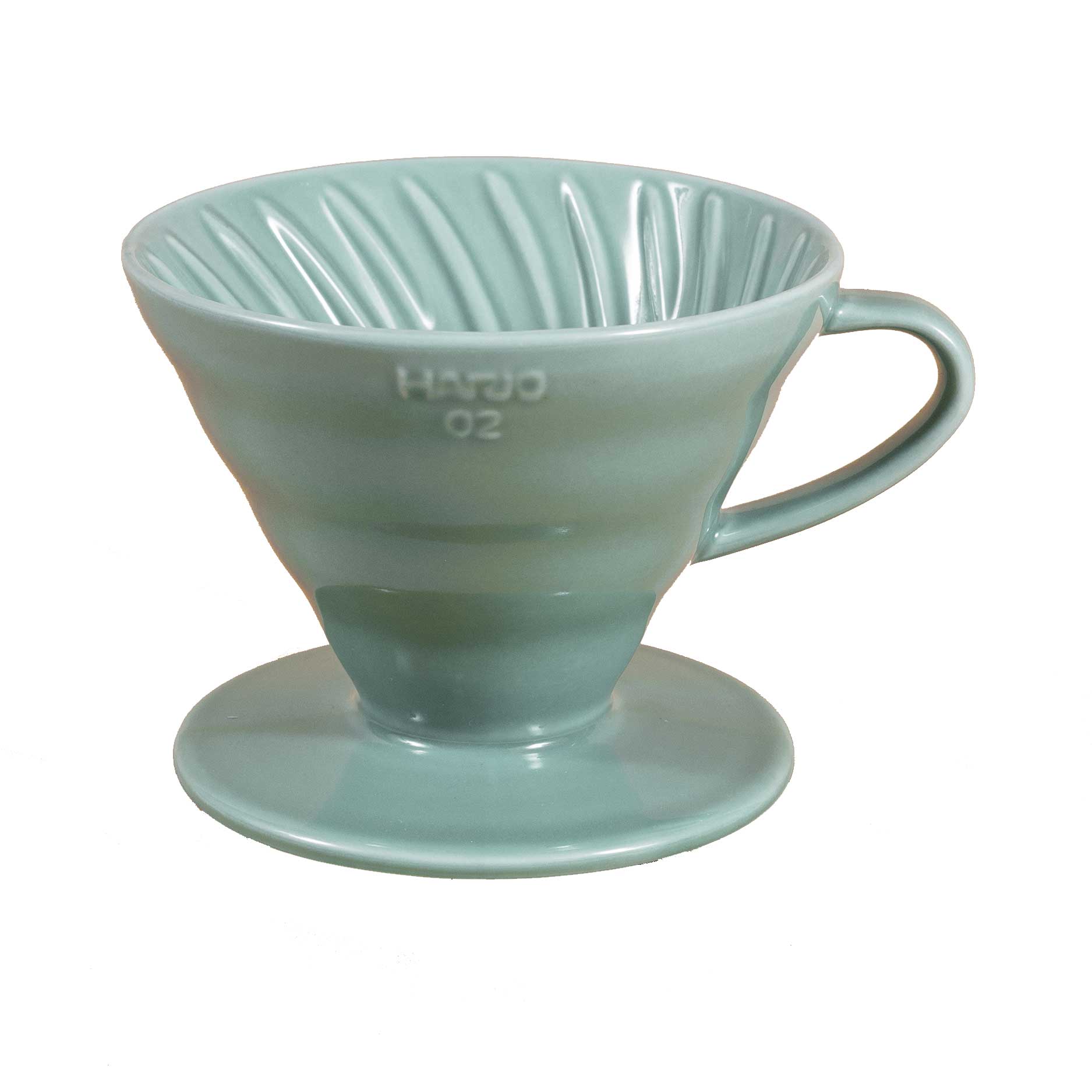 V60 Ceramic Coffee Dripper 02 - Turquoise – TOCA Coffee